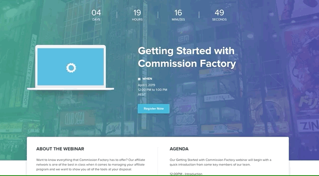 Training, Events and Webinars